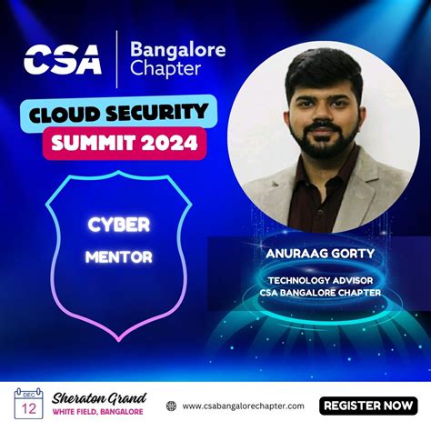 Cloudsecuritysummit Csabangalore Cybermentor Cloudsecurity Techevents2024 Csa Bangalore