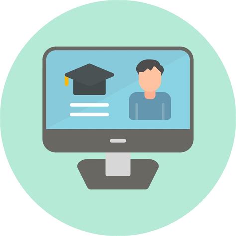 Elearning Vector Icon 20328589 Vector Art At Vecteezy