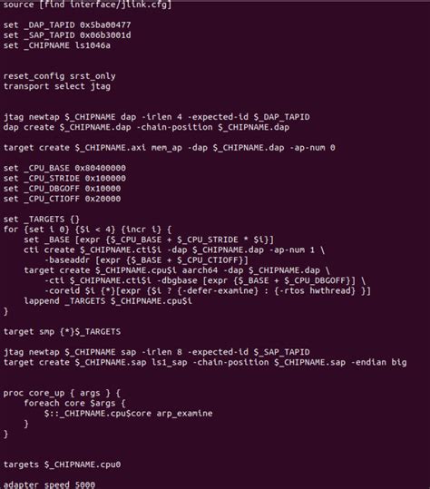 Openocd Problem Ls1046a Nxp Community