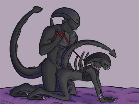 Yaoi Pinup Xenomorph