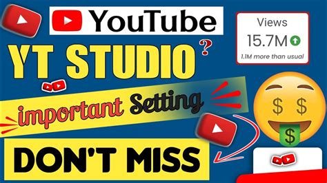 YT Studio Kaise Use Kare YT Studio All Settings Kaise Karen How To Use YT Studio YouTube