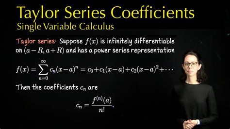 Taylor Series Coefficients Single Variable Calculus Youtube