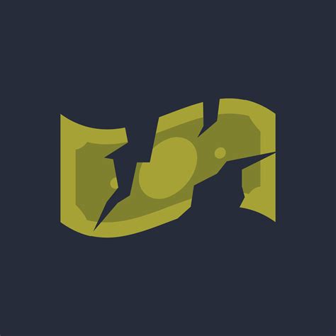 Dollar Money Broken And Downward Currency Money Crisis Flat Vector