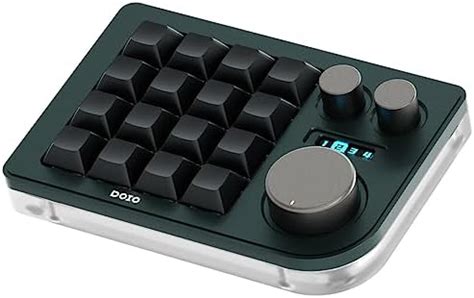Amazon NLOFIN Double Knob Custom Macro Pad Programmable Designer Mini Keyboard Keys With