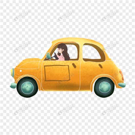 开车旅游的女孩元素素材下载 正版素材401004776 摄图网