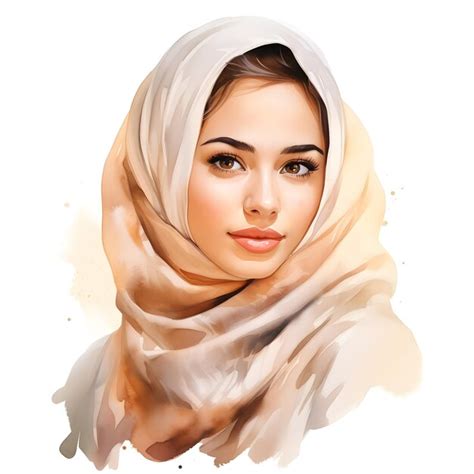 Premium Photo Hijab Muslim Girl Portrait