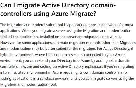 Migration Domain Controllers And Sql Server To Azure Microsoft Qanda