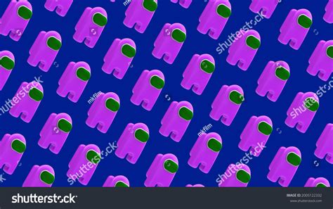 Pictures Characters Set Game Among Us Stock Illustration 2005122332