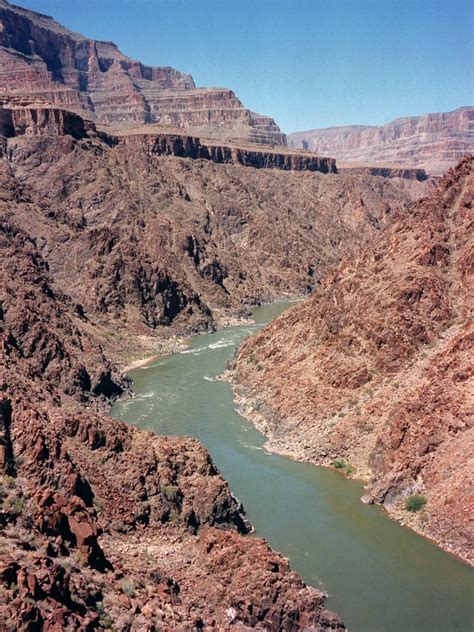 The Colorado River West Of Diamond Creek Peach Springs Canyon