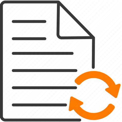 File Resubmit Document Edit Upload Retry Refresh Submit Icon
