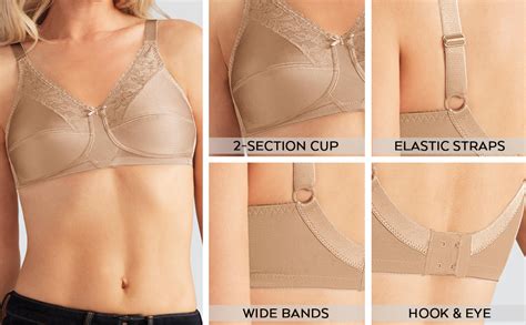 Amoena Womens Nancy Non Wired Pocketed Mastectomy Bra Rose