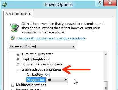 How To Enable Disable Adaptive Brightness In Windows