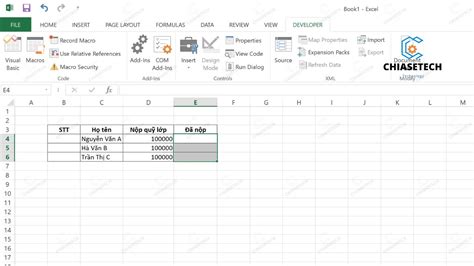 Cách Chèn Checkbox Hộp Kiểm Trong Excel Chia Sẻ Tech