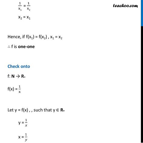 ex 1 2 1 class 12 maths show f x 1 x is one one onto where r