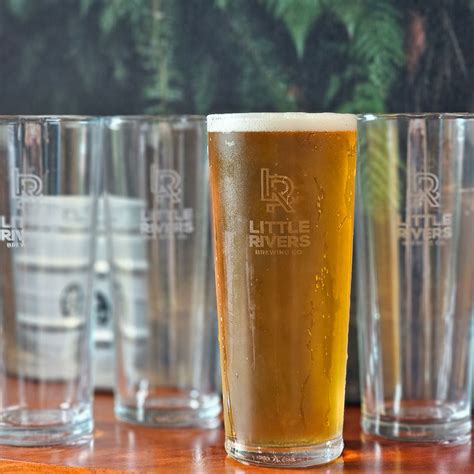 Schooner Glass Little Rivers Brewing Co