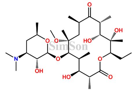 Clarithromycin EP Impurity I CAS No Simson Pharma Limited