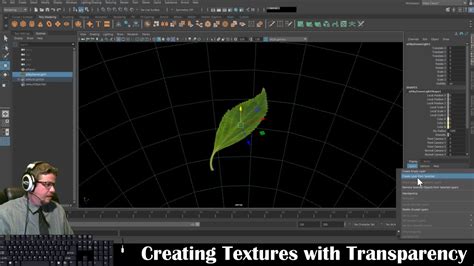 Autodesk Maya 2019 Creating Textures With Transparency Youtube