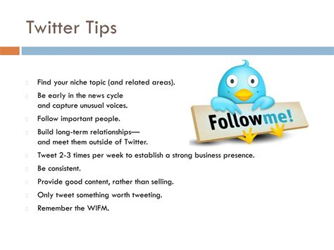 Ppt Maximizing Your Twitter Potential Tips For Success Powerpoint