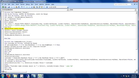 Excel Error Object Variable Or With Block Variable Not Set After Using Find Stack Overflow