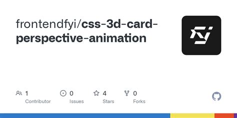 Github Frontendfyicss 3d Card Perspective Animation