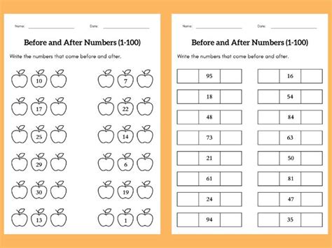 Numbers Before And After To 100 Number Comes After What Comes Before