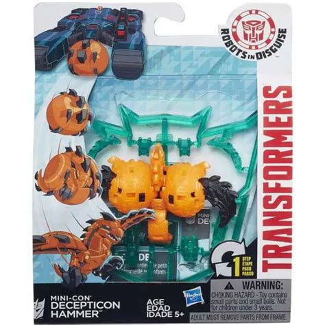 Transformers Robots In Disguise Minicon Deployers Crazybolt Decepticon Hammer Action Figure