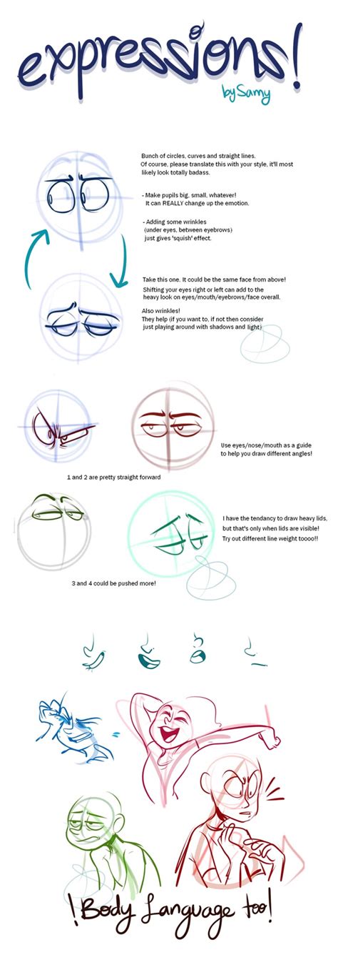 Expressions Pt2 By Elixirmy On Deviantart Drawing Tips Drawing Expressions Design Reference