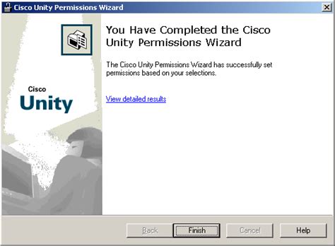Granting Permissions With Cisco Unity 5 0 1 Permissions Wizard