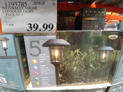 Costco Solar Entryway Light