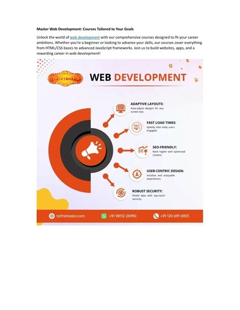 Ppt Master Web Development Courses Tailored To Your Goals Powerpoint Presentation Id13330580