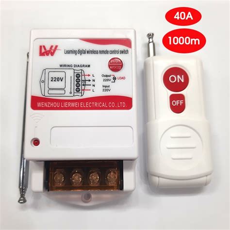 Bộ điều Khiển Từ Xa Máy Bơm Nước Công Suất Lớn 40a 220v 1000m Chĩnh Hãng Lw Shopee Việt Nam