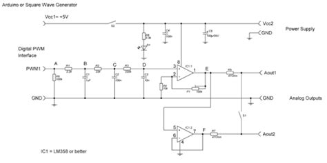 Simple Circuit To Convert Ttlcmos Pmw Signal To Analog Signal