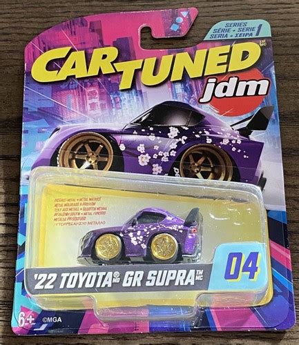 🔥 2025 Car Tuned Jdm 22 Toyota Gr Supra 04 Gold Rims Hobby Lobby