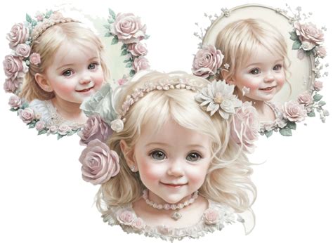 Cute Girl Clipart Graphic By Hanneaart · Creative Fabrica