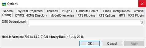 Debug Tab