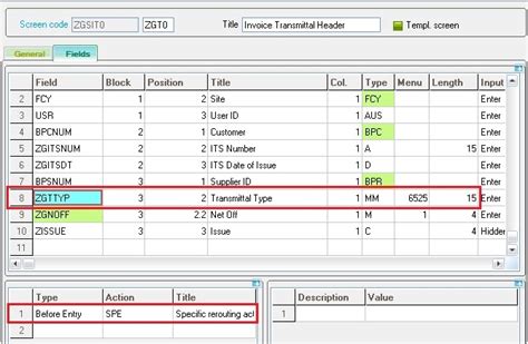 how to filter local menu in sage x3 gmenloc