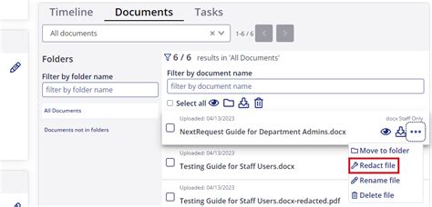 Document Redaction Nextrequest