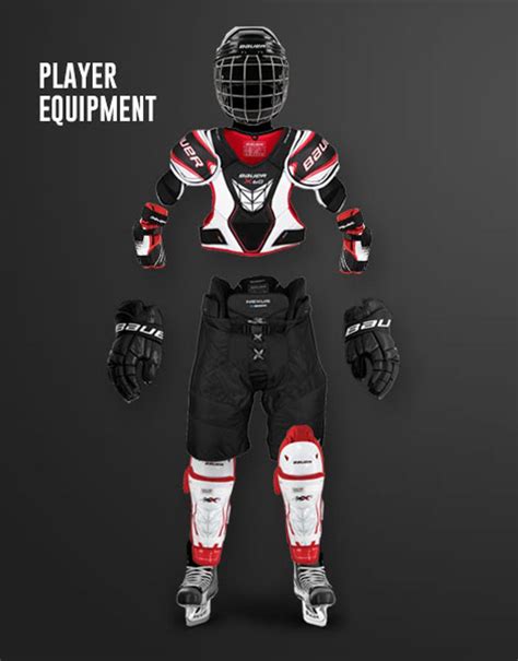 Hockey Player Equipment
