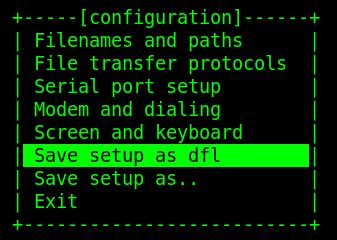 Configure Minicom For Kim Uno Bryce Automation