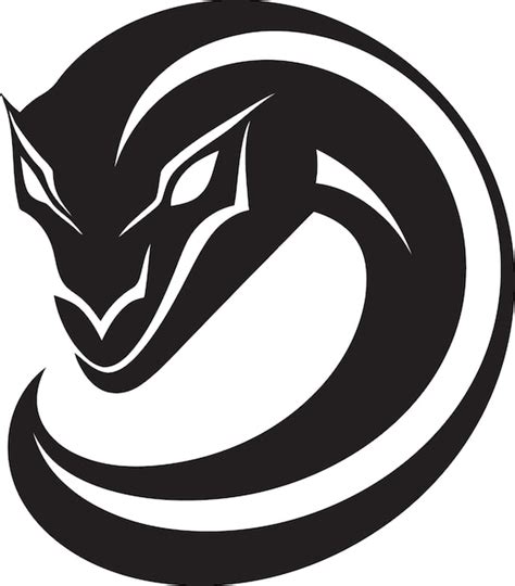 Premium Vector Stealthy Python Black Anaconda Vectorobsidian Viper