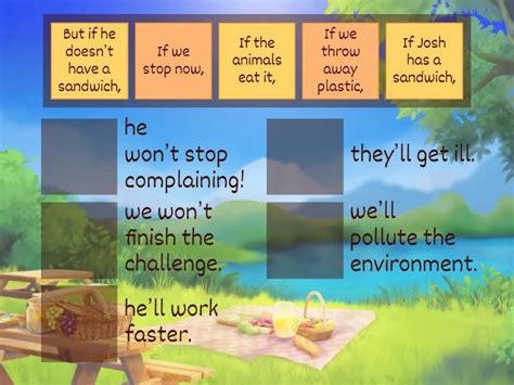 Go Getter 4 Unit 6 2 1st Conditional Match Match Up Go Getter 4 Unit 6 2 1st Conditional Match Match Up