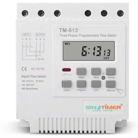 Promo Time Relay Programmable Timer 3 Phase Timer Switch 380v Sinotimer