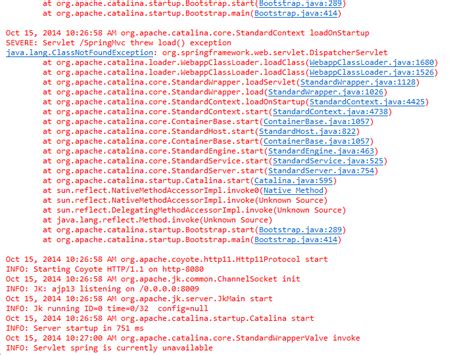 Spring Why Am I Getting Javalangclassnotfoundexception Org