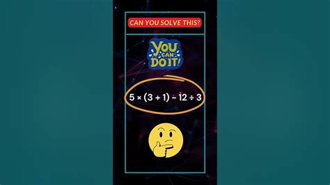 Quick Math Skills Test Solve This Pemdas Riddle Challenge Your Brain Short Video Speedy Math