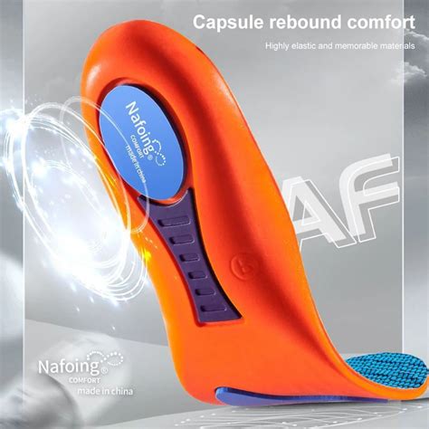 Nafoing Insole Sepatu Alas Kaki Orthopedic Sole Shock Absorption Eva 41