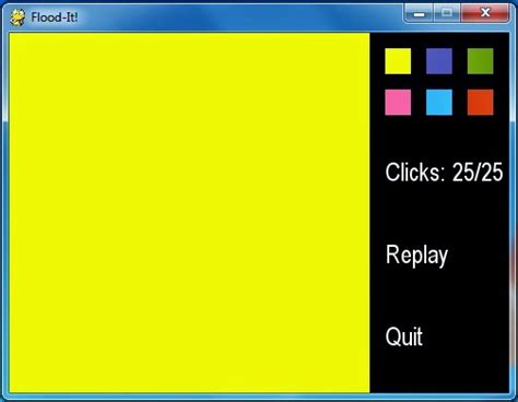 Daniels Programming Blog Flood It Python Pygame