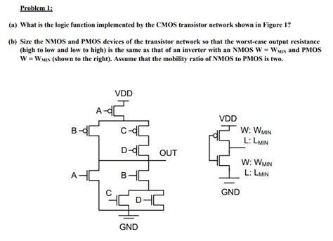 Solved Problem 1 A What Is The Logic Function Implemented