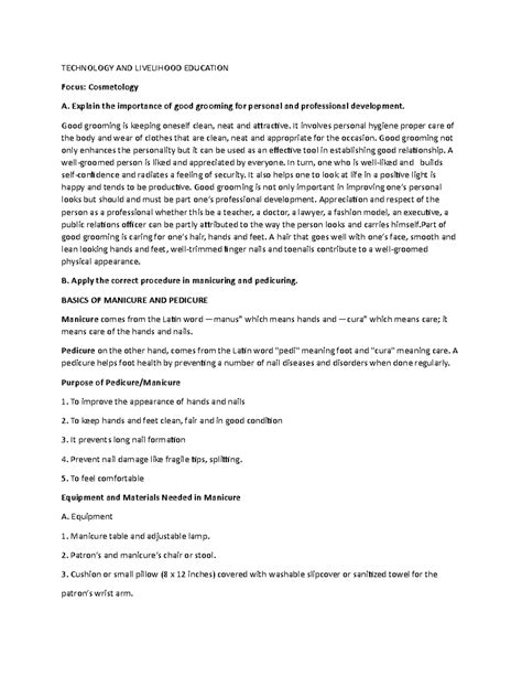 Technology And Livelihood Education 5 Technology And Livelihood