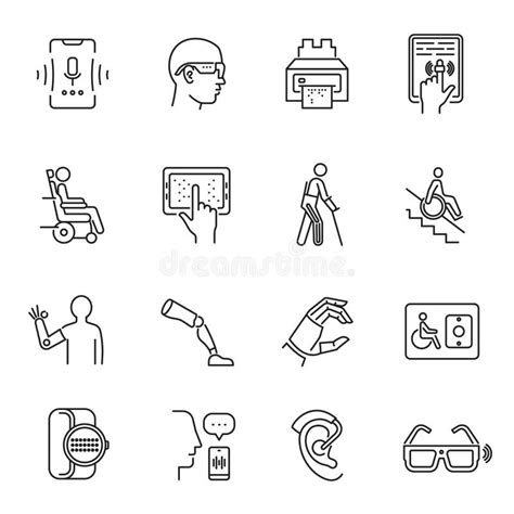 Assistive Technology Icon Stock Illustrations 189 Assistive