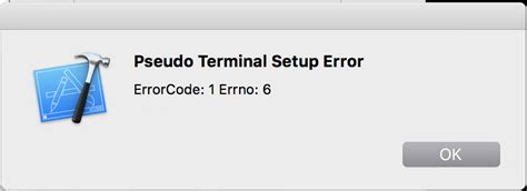 Xcode Pseudo Terminal Setup Error When Running Ios Simulator Stack Overflow
